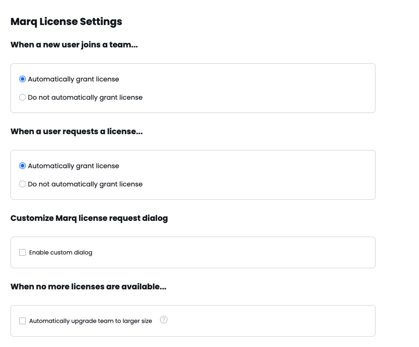 Team Management | Marq
